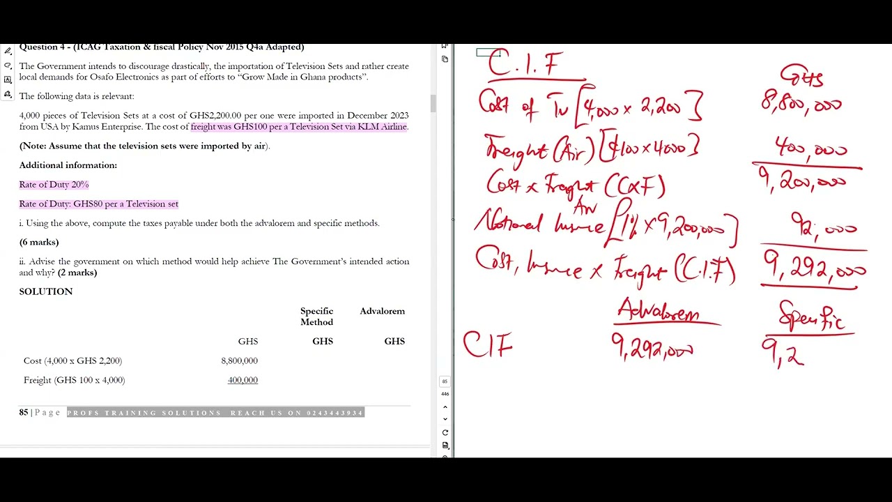 CITG Lectures: Import VAT computation - YouTube