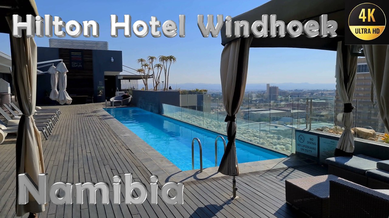 Hilton Hotel, Windhoek, Windhuk, Namibia, 4k, #windhoek #namibia - YouTube