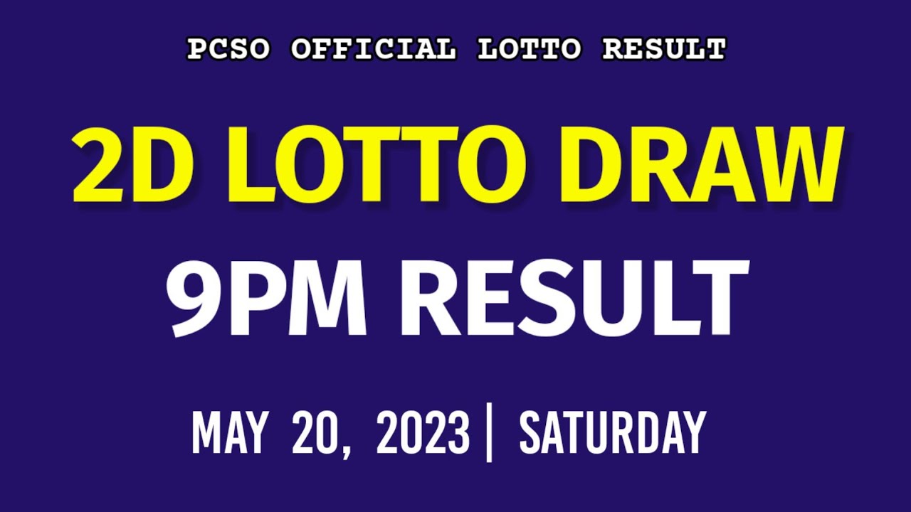 2D LOTTO RESULT TODAY 9PM DRAW EVENING May 20, 2023 PCSO EZ2 2D LOTTO ...