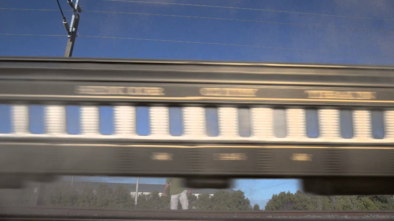 train close call - YouTube