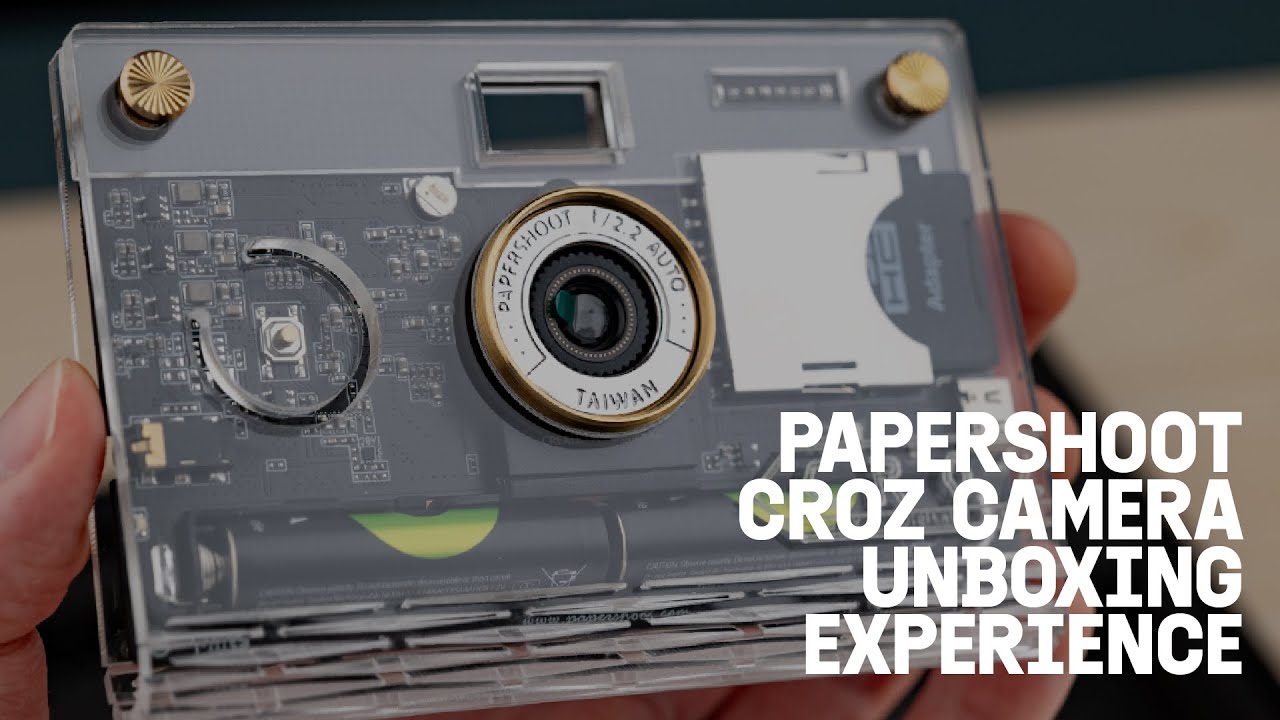 PaperShoot Camera CROZ unboxing experience - YouTube