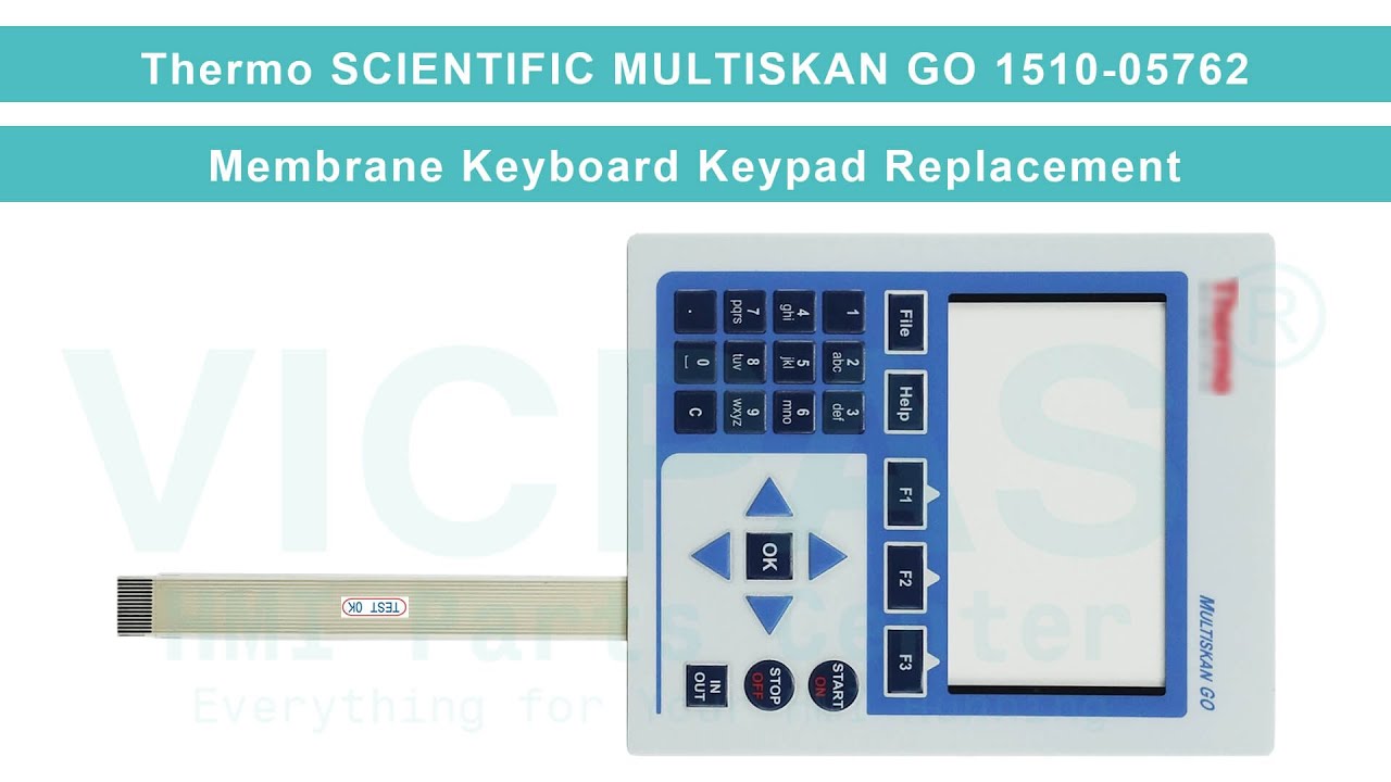 Thermo SCIENTIFIC MULTISKAN GO 1510-05762 Terminal Keypad Replacement ...
