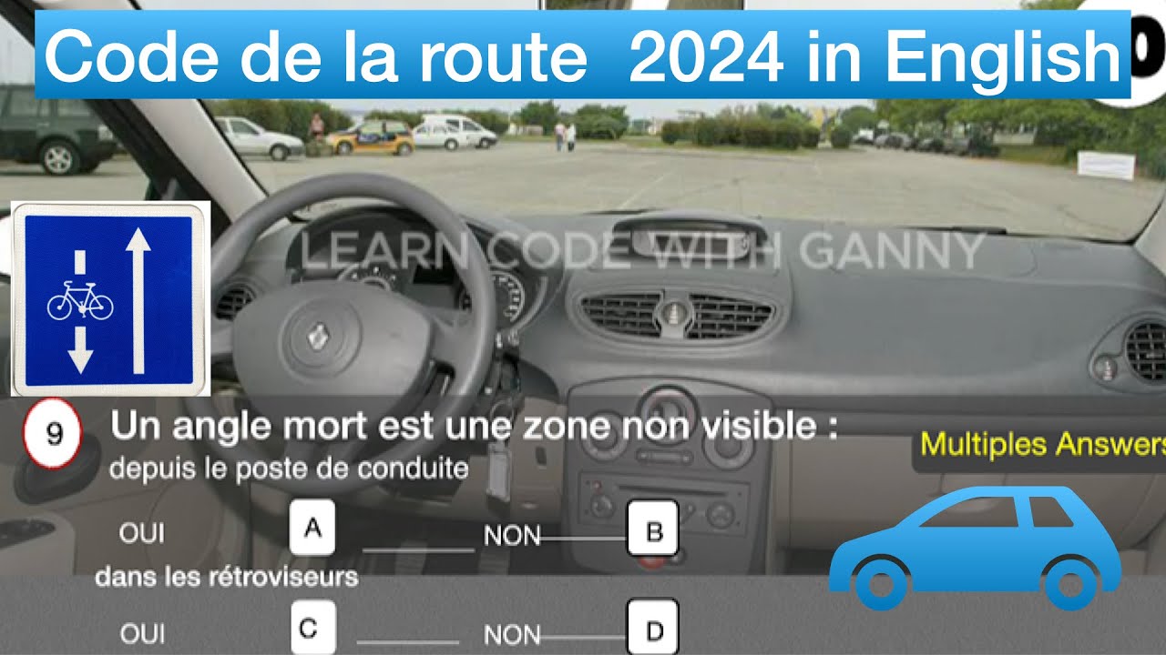 Code de la route 2024 in English #englishspeaker #codedelaroute # ...