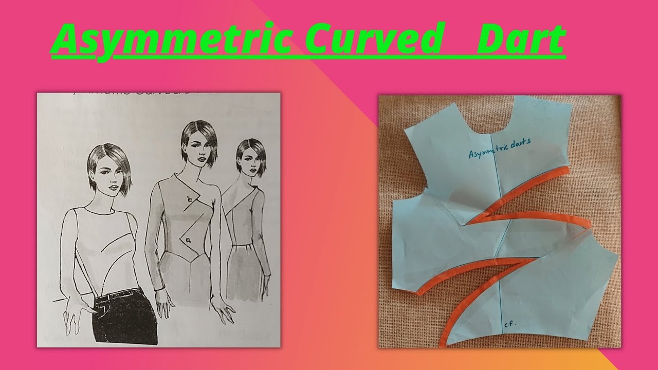 ASYMMETRIC CURVED DART - YouTube