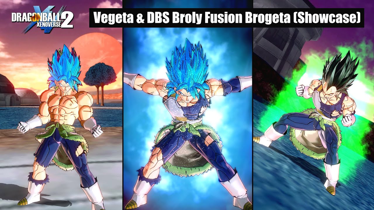 Vegeta & DBS Broly Fusion Brogeta w/4 New Transformations New MOD ...