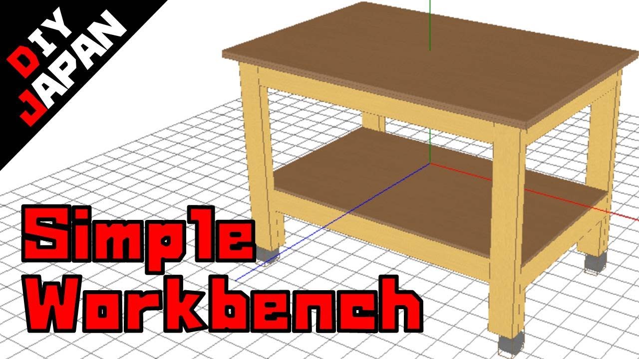 Simple is Best! How to Make a Simple and Convenient Workbench - YouTube