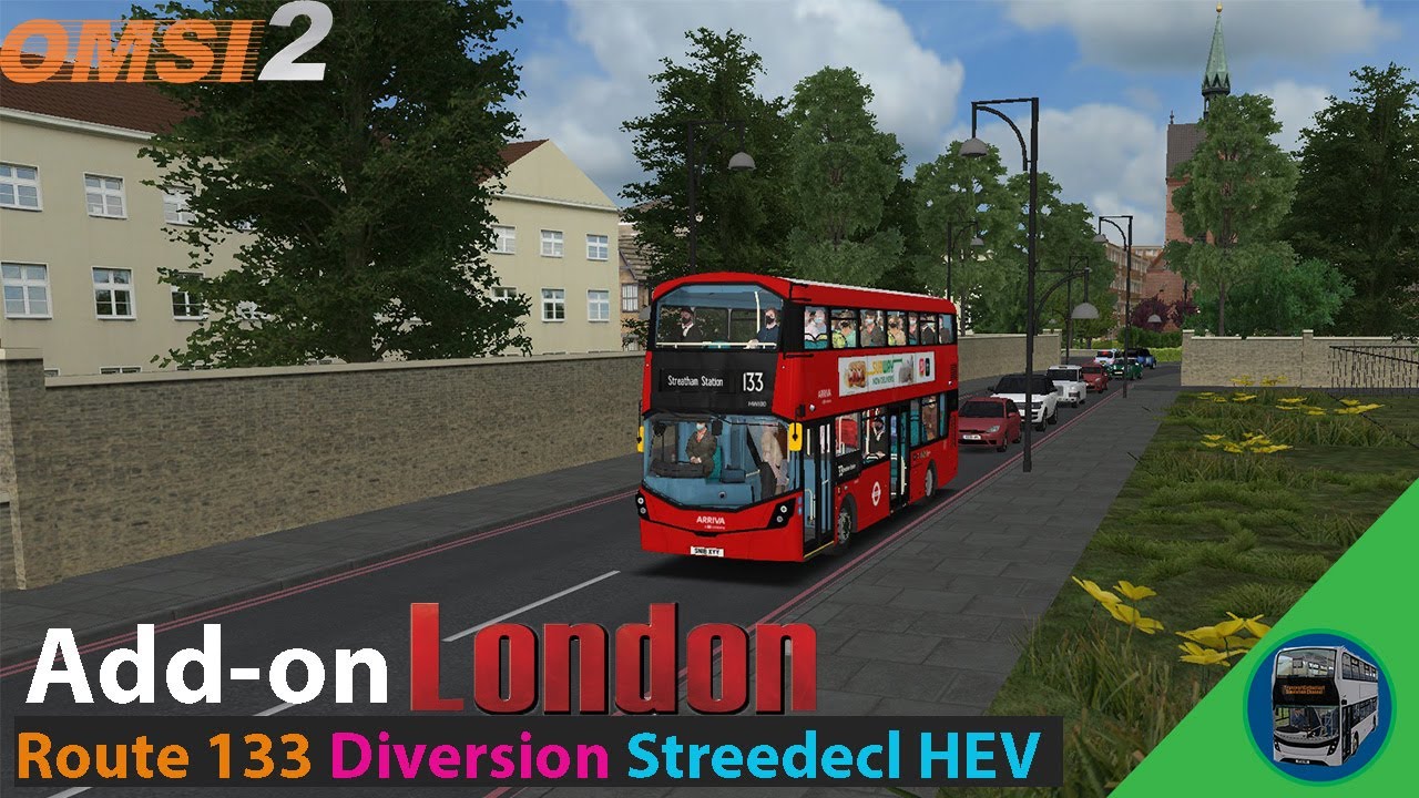 Omsi 2 Addon London Live | Route 133 Diversion + Depot Run | Wright ...