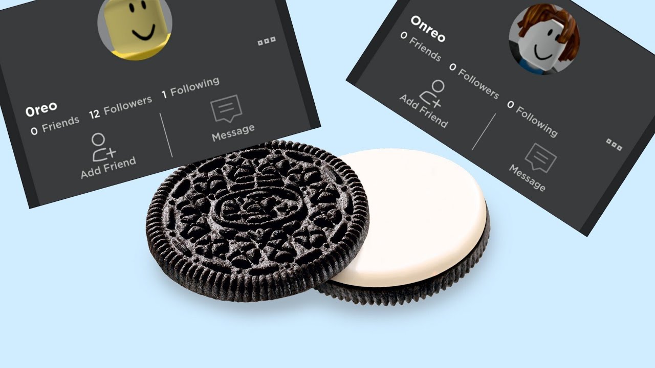 Oreo Meme but it's roblox usernames - YouTube