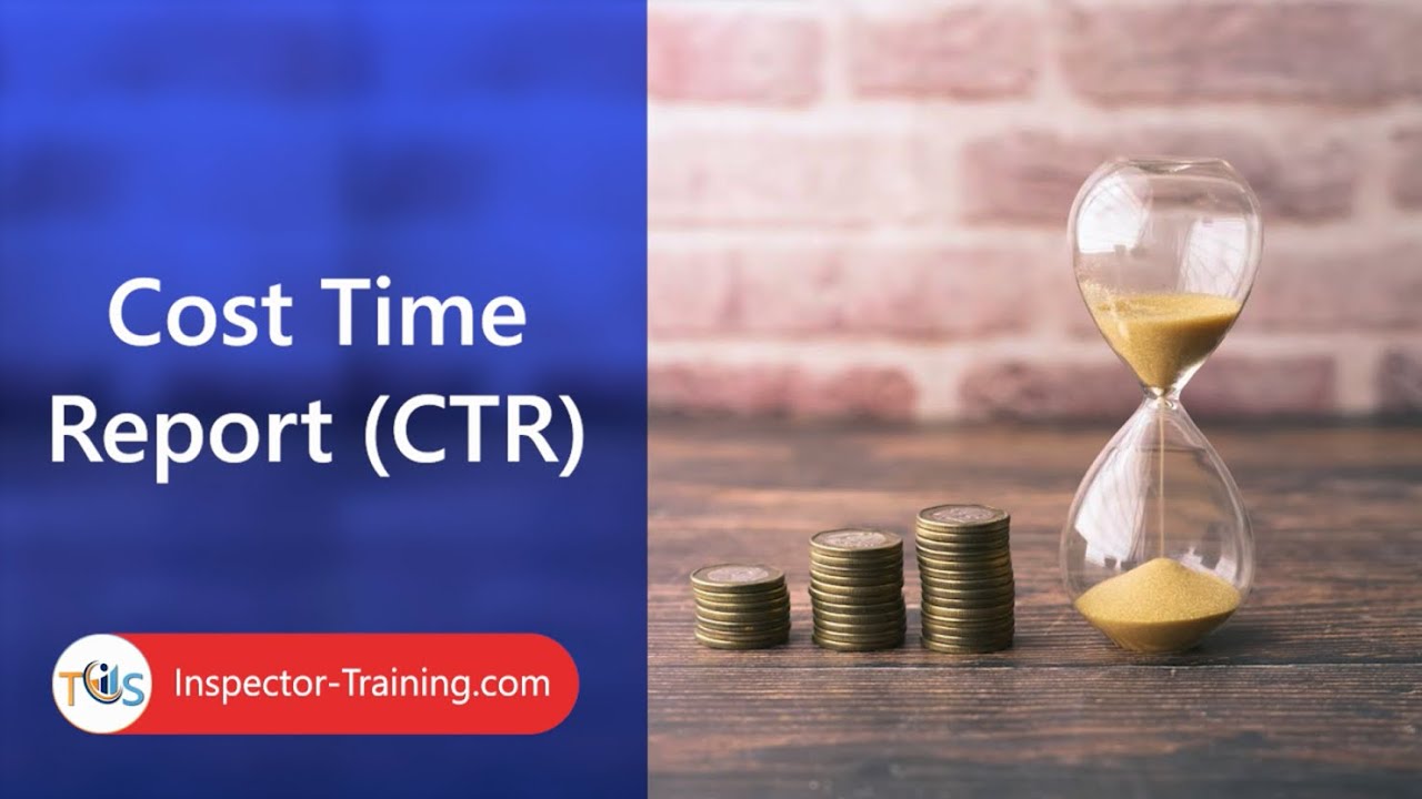 Inspection Cost Time Report CTR and Criticality Rating of packages ...