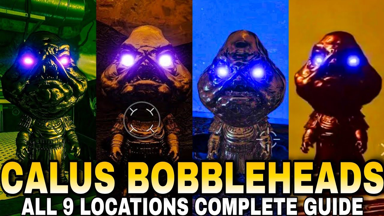 All 9 Calus Bobblehead Locations Guide "#1 Fan Triumph" || Season of ...