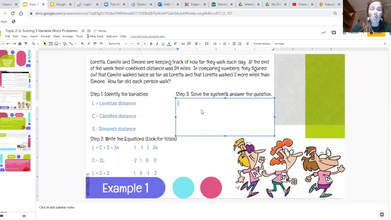 Solving 3 Variable System Word Problems YouTube Solving 3 Variable System Word Problems YouTube
