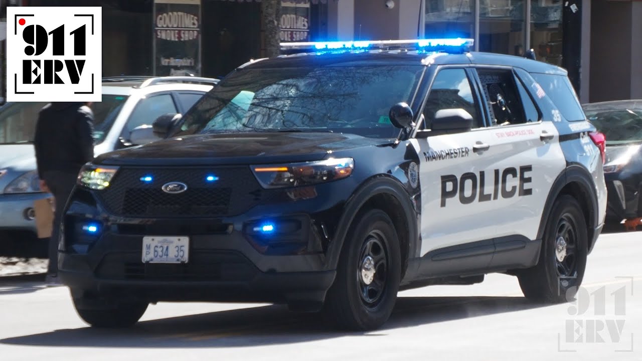 Manchester Police Car Responding | Car 35 - YouTube
