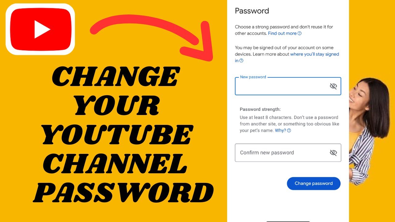 How To Change YouTube Channel Password - YouTube