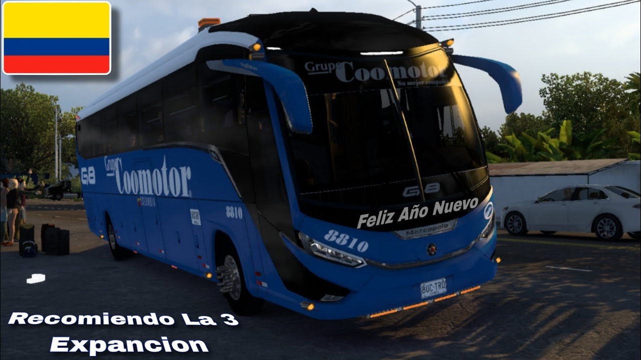 Bus Coomotor Una Berraquera Andante #ATS Por Colombia RealMap - YouTube