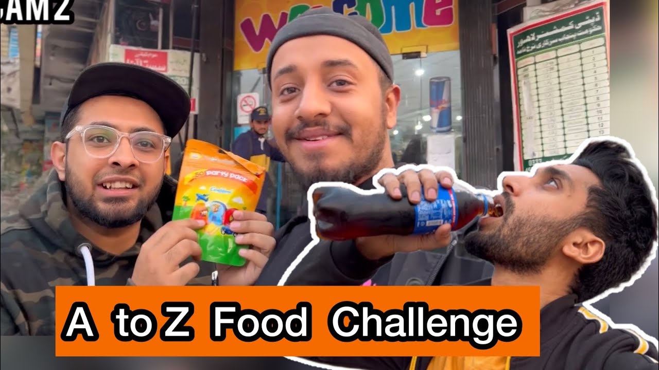 A to Z Food CHALLENGE | SalmanZ Vlogs #challenge #iamsalmanz - YouTube