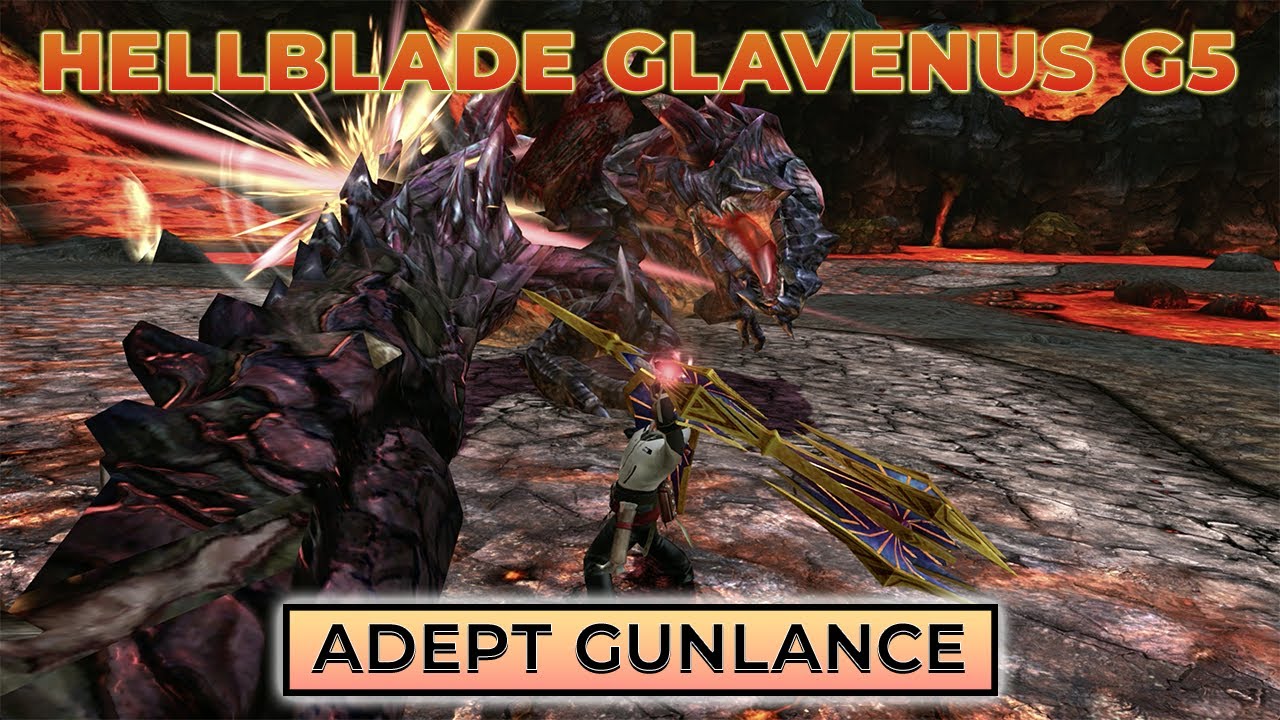 TRY ADEPT GUNLANCE ON HELLBLADE GLAVENUS | MHGU Hellblade Glavenus G5 ...