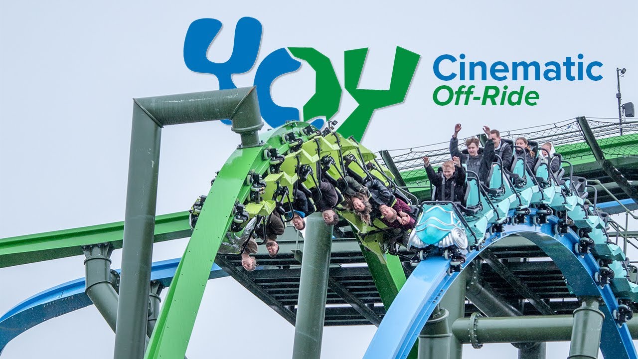 YoY Cinematic Off-Ride | New for 2025 dueling single rail coaster ...