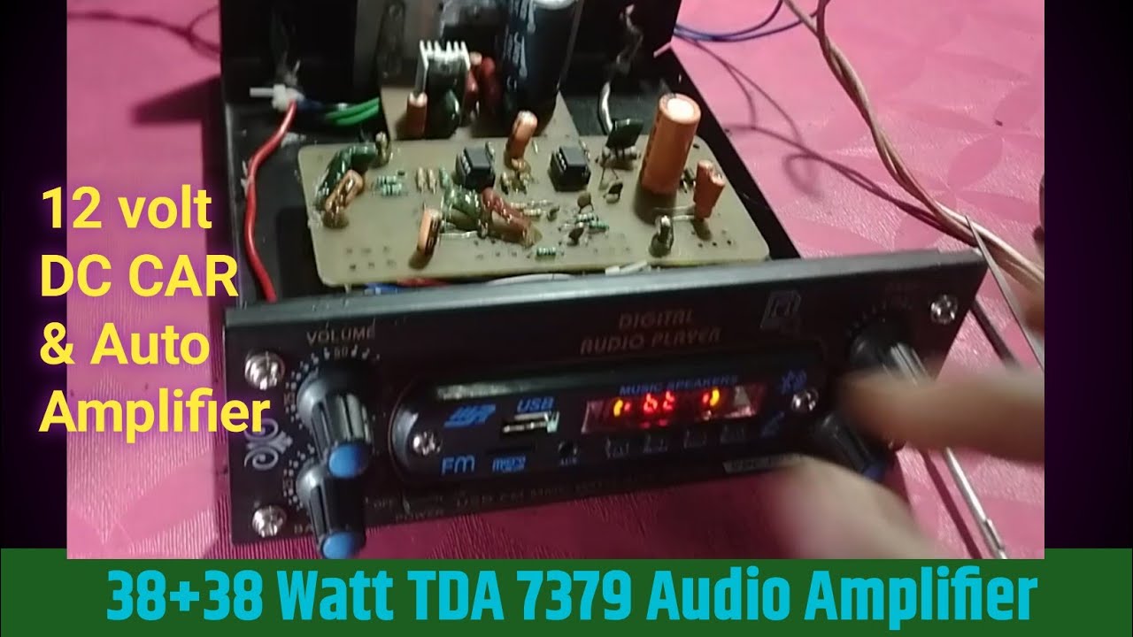 TDA7379 38+38 Watt circuit diagram Tda7379 Amplifier Board - YouTube