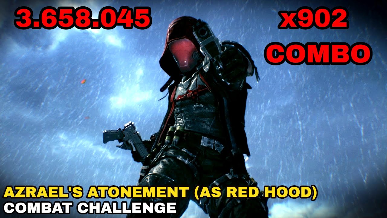 Batman: Arkham Knight - Azrael's Atonement (as Red Hood) - Combat ...