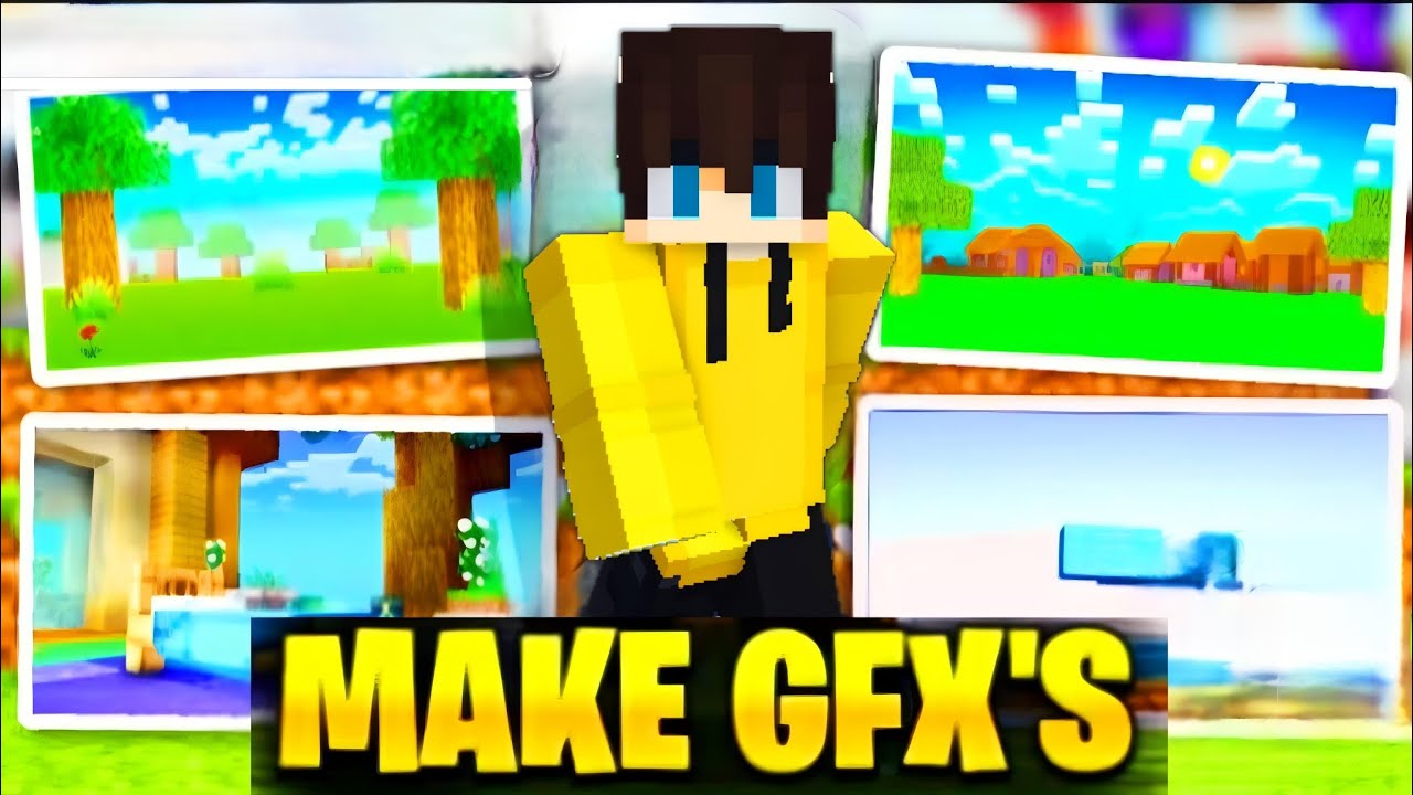 How To Make Your Own GFX Pack For Minecraft Pe🔥 | Make GFX In Free ...