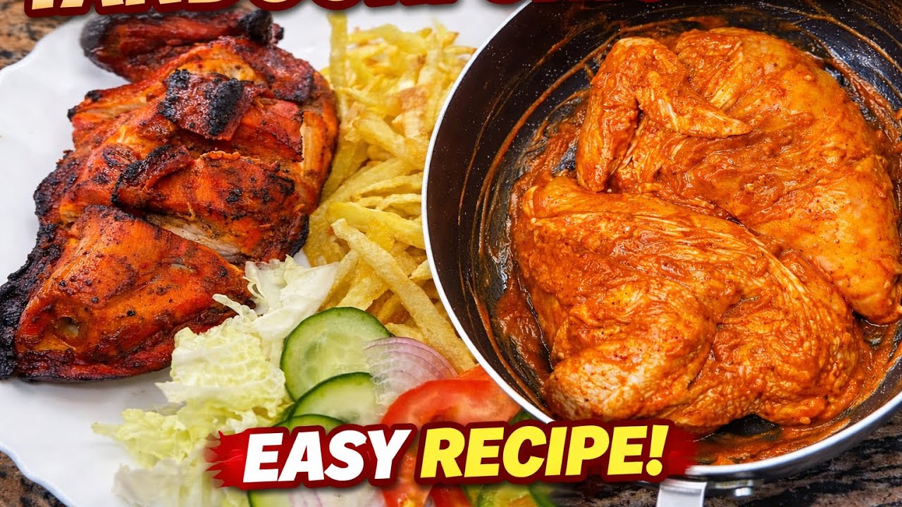 KUKU SEKELA || TANDOORI CHICKEN || EASY RICEPE || AMINA BANDATZ #grill ...