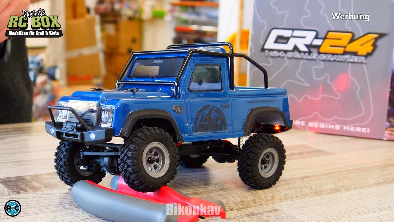 RC Land Rover D90 Pickup - Hobby Plus CR 24 Crawler - Unboxing - YouTube