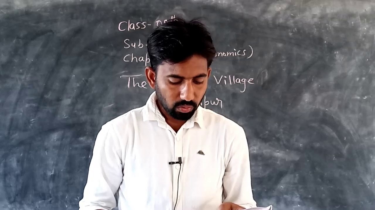 Class- 9th, Social Science, Chapter-01, (Economics) - YouTube
