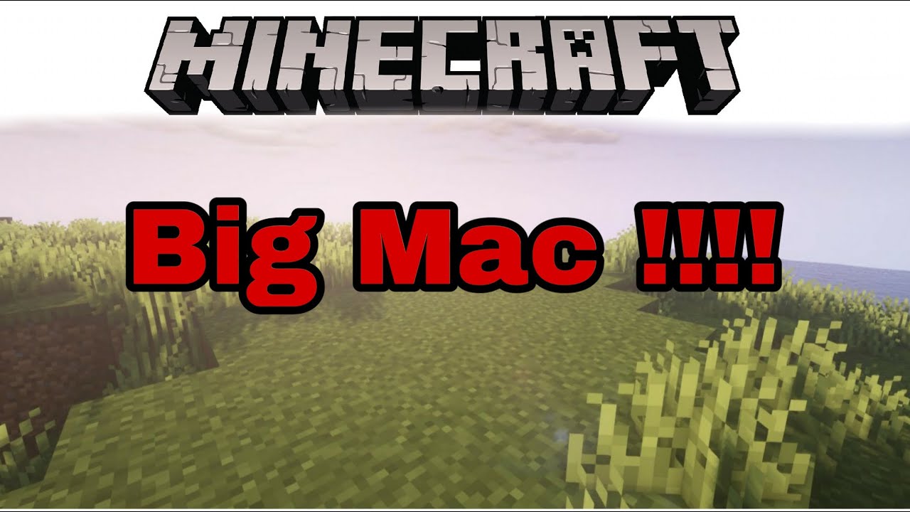 Big Mac in Minecraft - YouTube
