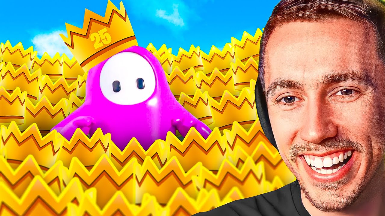 WINNING 25 GAMES IN A ROW ON FALL GUYS (FULL VOD) - YouTube