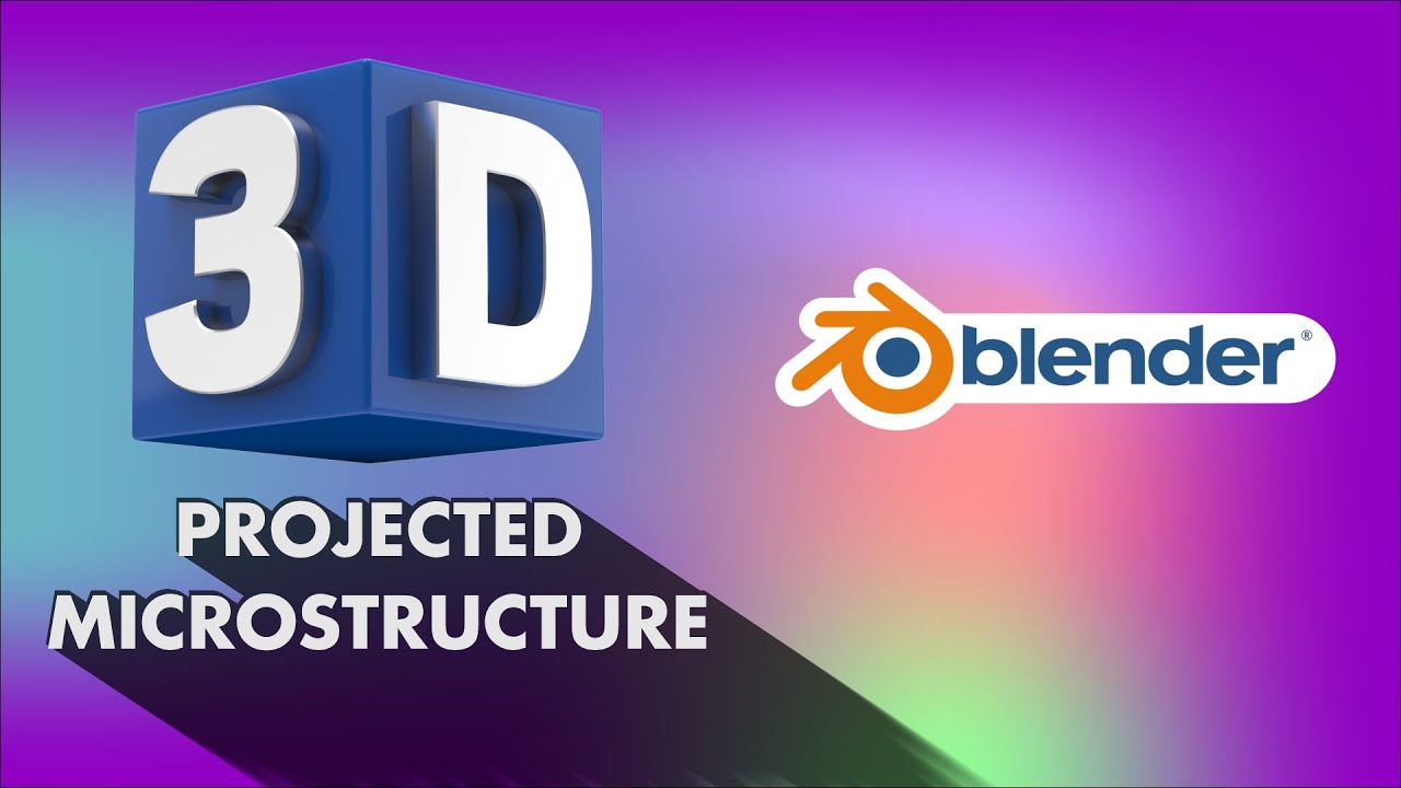 3D Projected Microstructure in Blender UV Mapping - YouTube