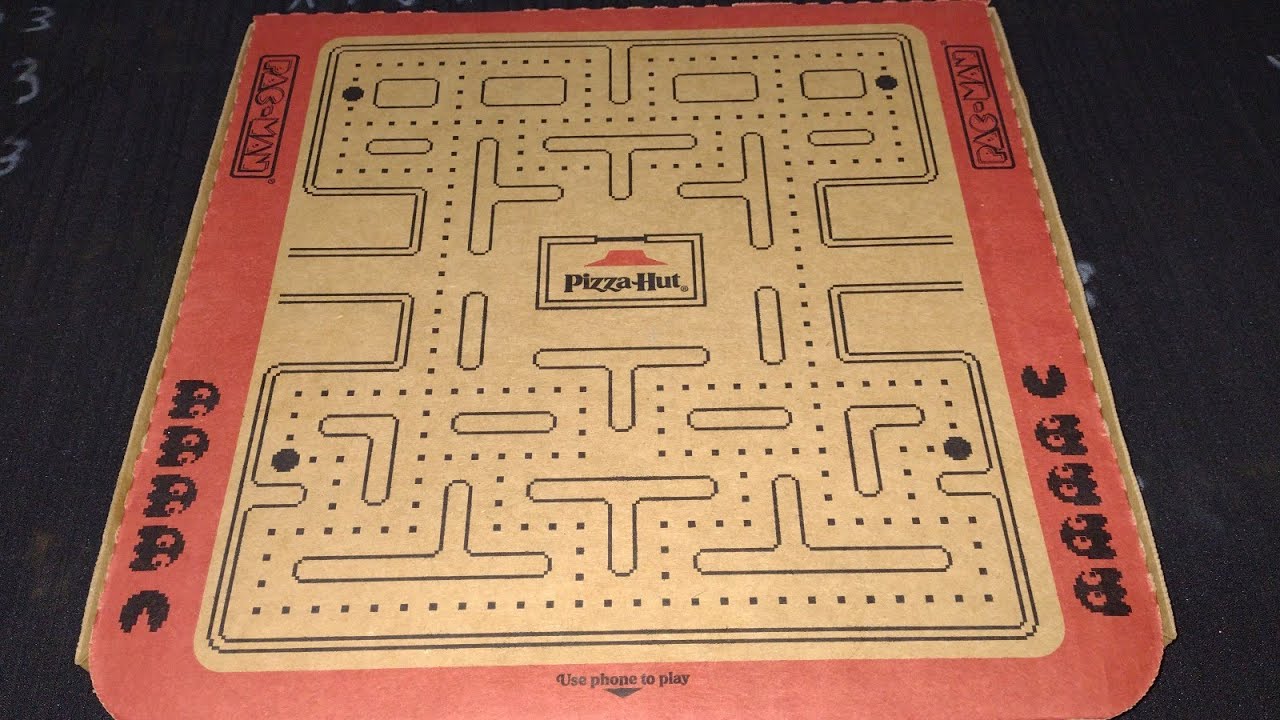 Pac-man en Pizza Hut con realidad aumentada año 2021 - YouTube