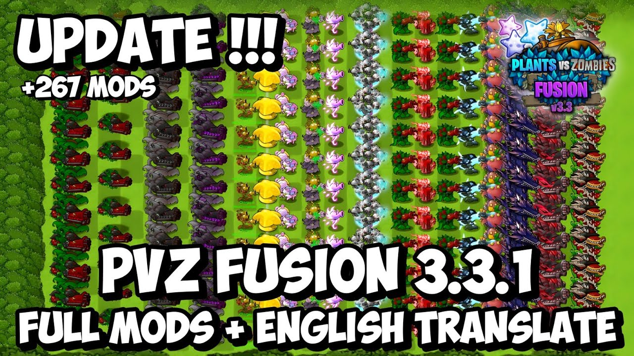UPDATE!!! PVZ FUSION 3.3.1 FULL MODS ADD-ON + ENGLISH TRANSLATE ...