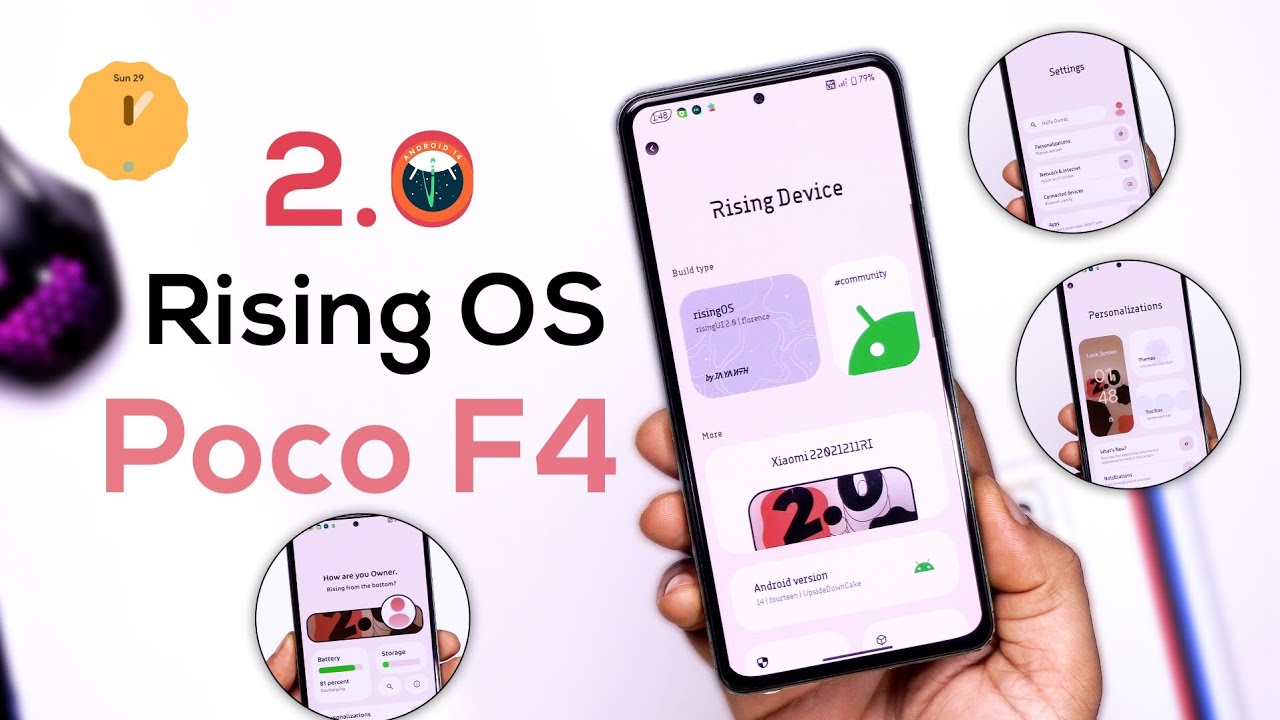 Rising OS Android 14 Review Ft Poco F4, Fully New Looks and Amazing ...