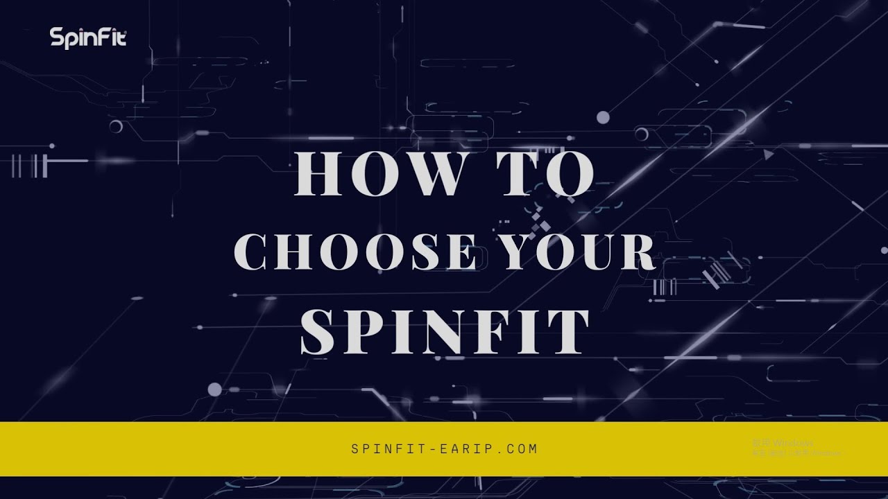 How to Choose your SpinFit. - YouTube