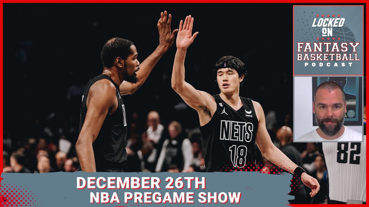 NBA Pregame Show | Fantasy Basketball | Monday December 26th - YouTube
