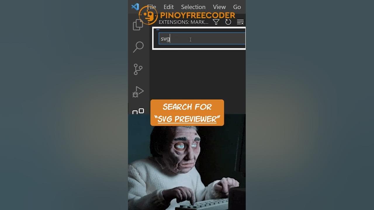 SVG preview on VS code - YouTube