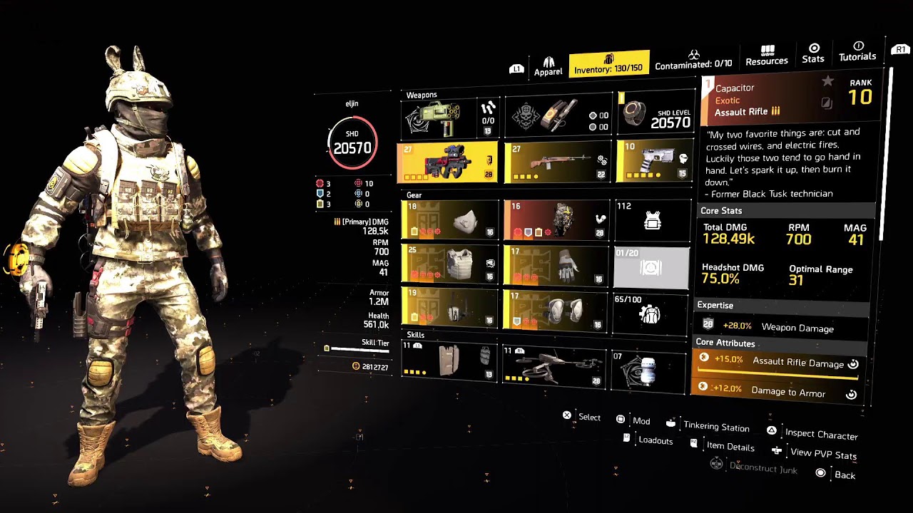 🔥DIVISION2 Y6S3.2 PS5 PRO 4K60⚡ 🔥ULTIMATE HEROIC CAPACITOR SKILL DPS ...