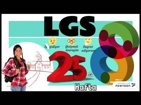 LGS Haftalık Ders Planı 2019 |  25.Hafta  ⏳