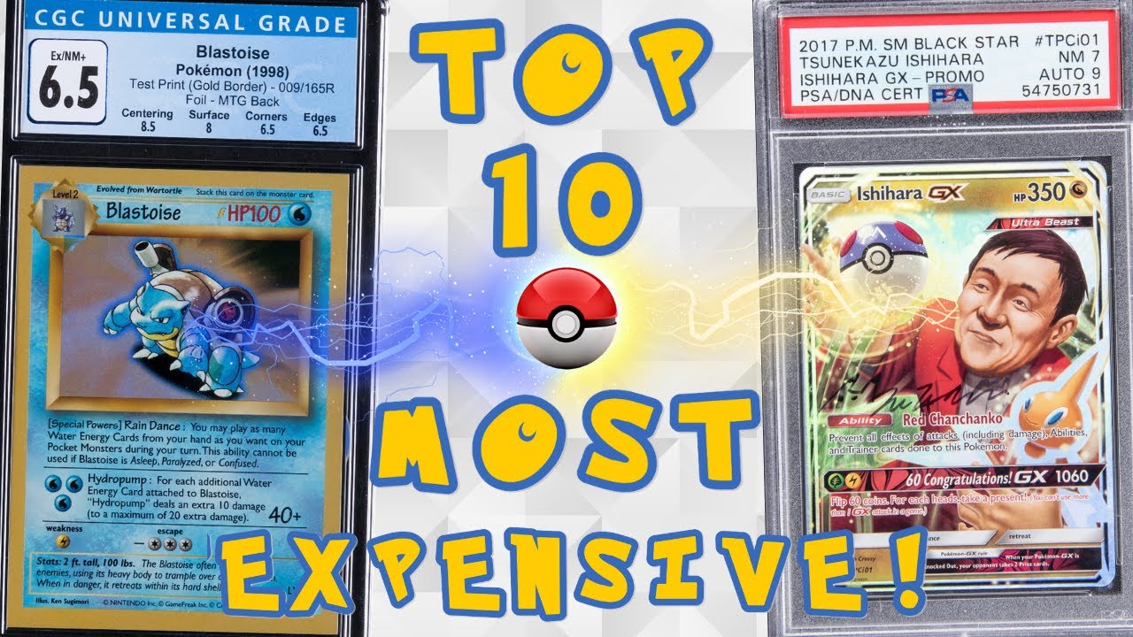 Top 10 Most Expensive Pokemon Card Sales EVER!!! - YouTube