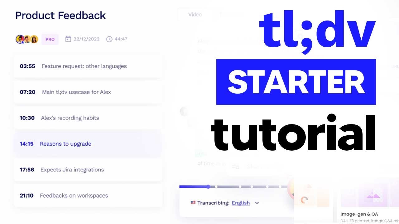 How To Get Started With tldv.io (Tldv Starter Tutorial) - YouTube