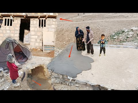 A nomadic woman built a luxurious house next to a miraculous spring.