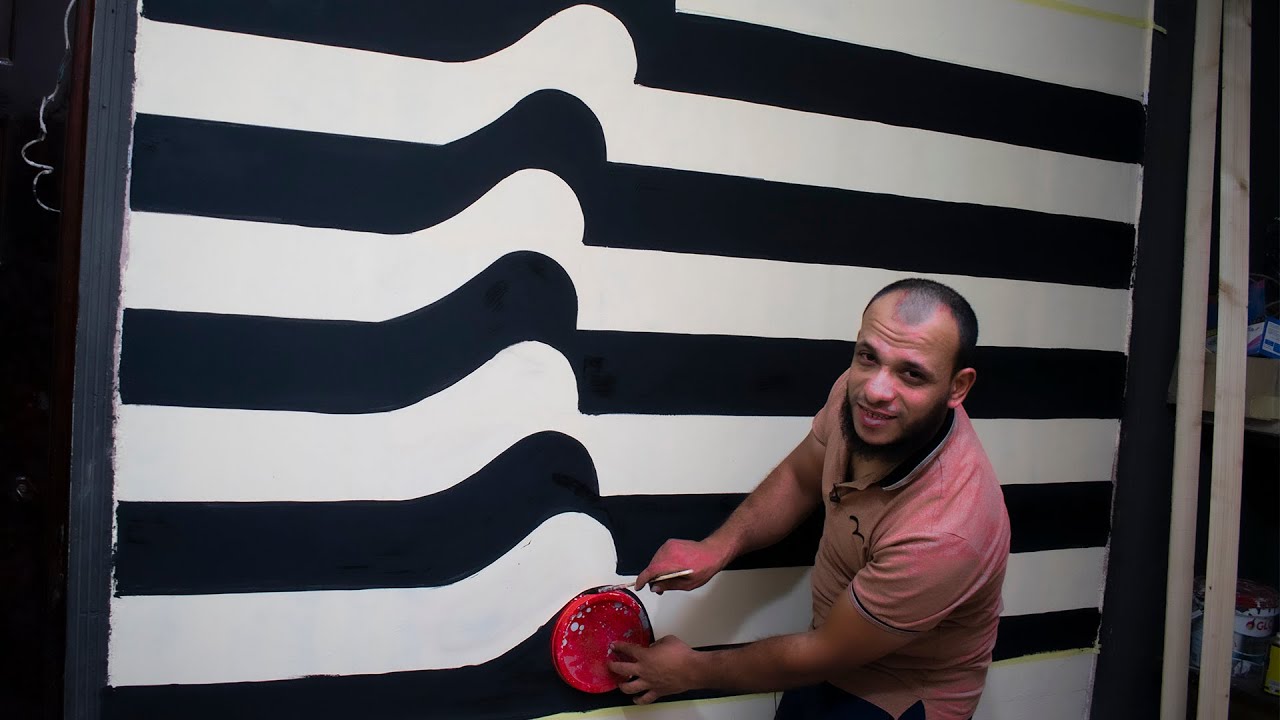 optical illusion 3d wall hack - YouTube