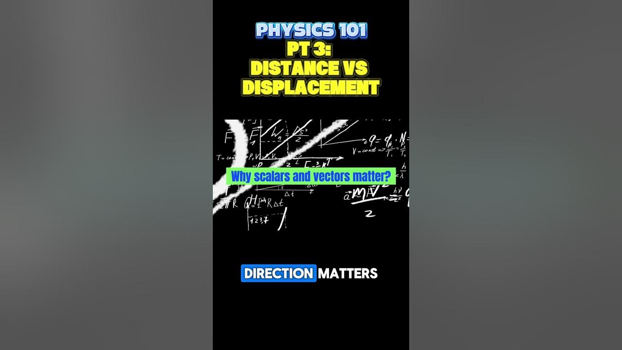PART 3: Physics 101: Distance vs. Displacement | Mastering Motion with ...