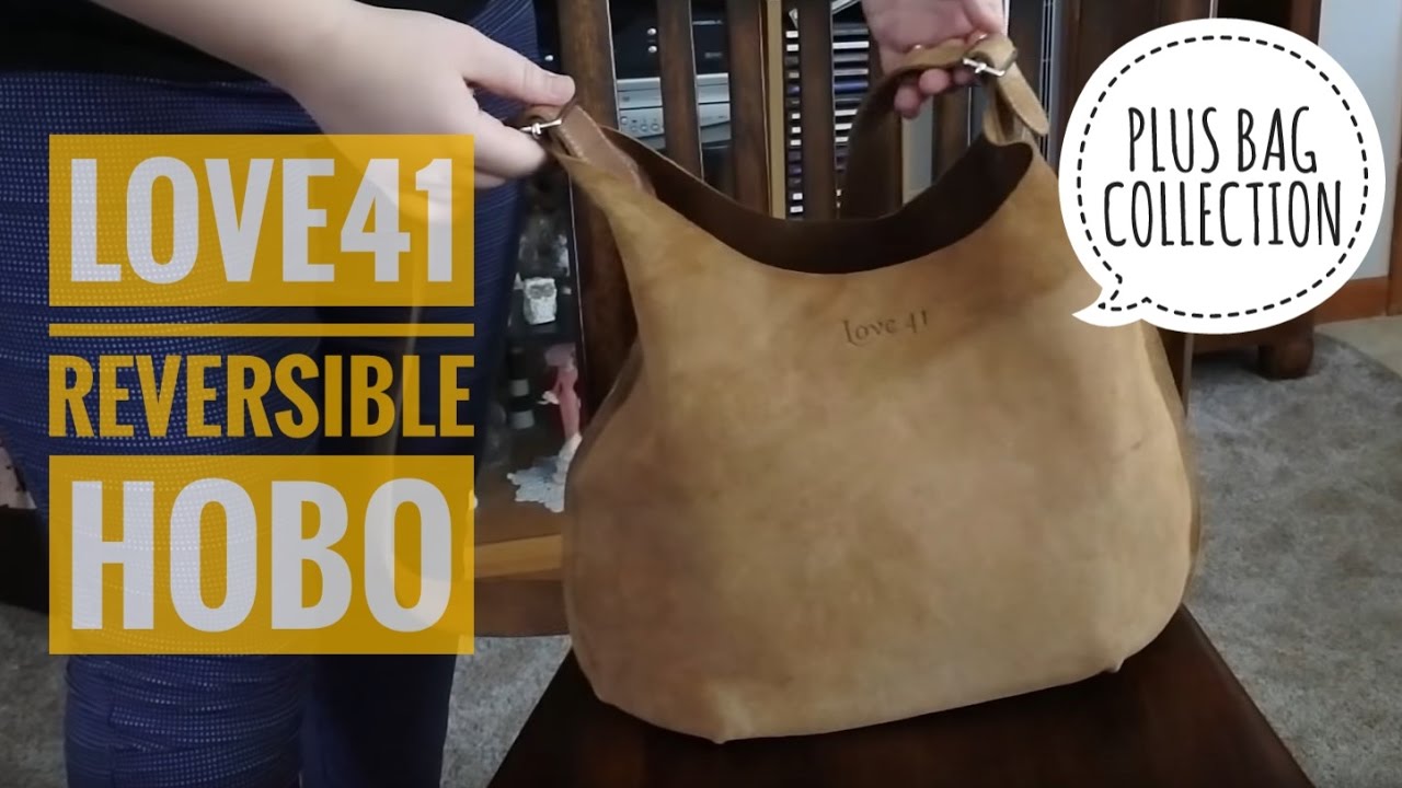 My friend's collection of bags plus the Love41 Reversible Hobo - YouTube