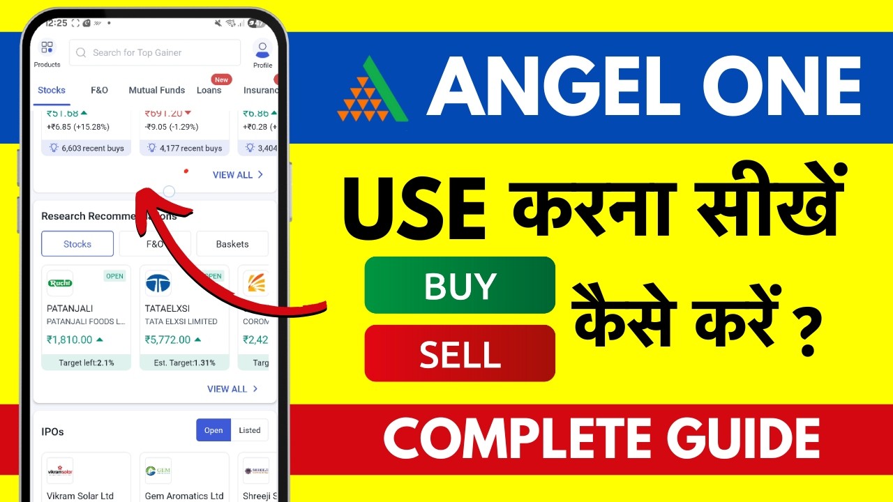 Angel One App Kaise Use Kare? - Angel One Beginners Guide 2025 - YouTube
