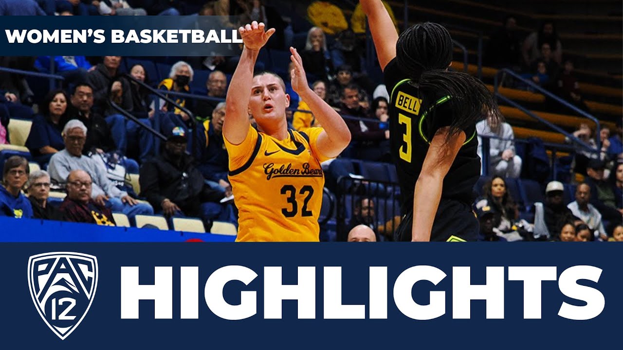 Oregon vs. Cal Women's Basketball Highlights | 2023-24 Season - YouTube