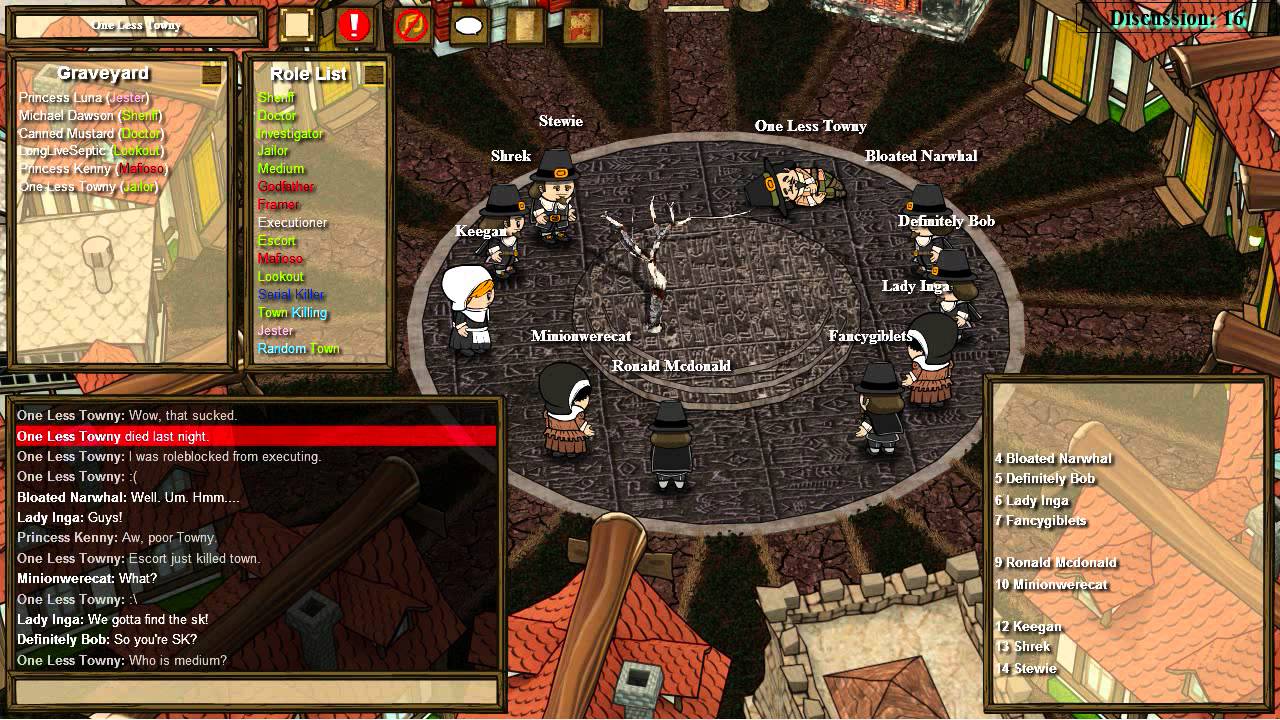 Bob-Blocked | Town of Salem with Muyskerm and Mandy! - YouTube