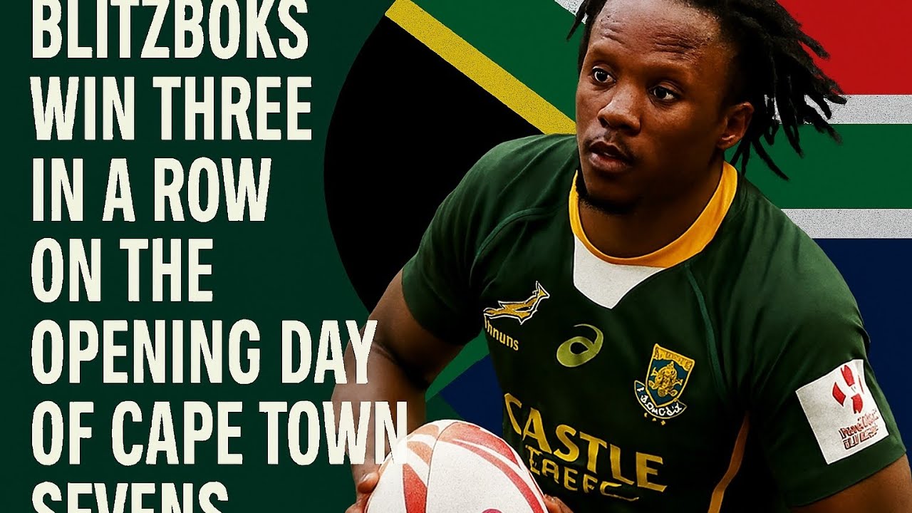 Blitzboks win three in a row at Cape Town Sevens - YouTube