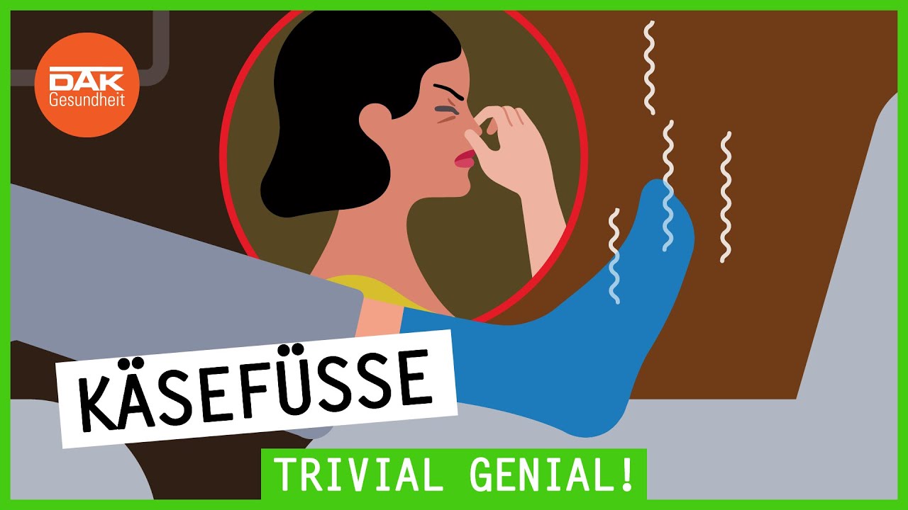 Käsefüße? Darum stinken die Füße manchmal. | Trivial Genial | DAK ...