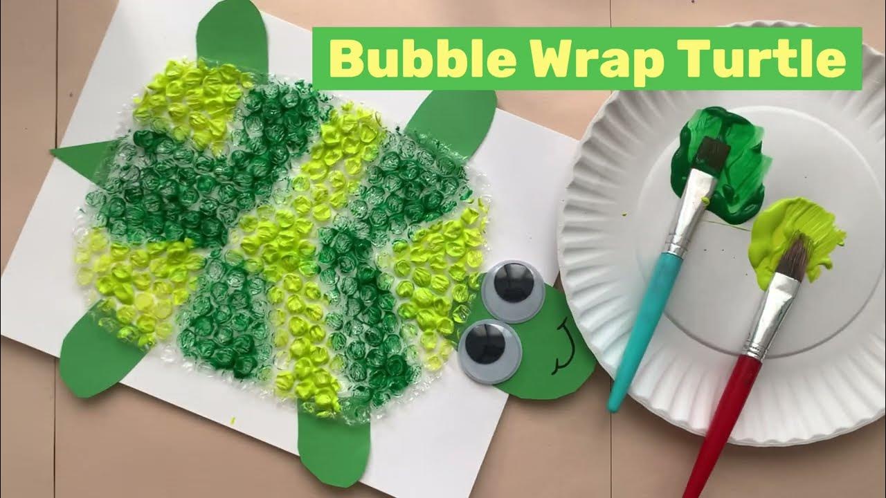 Bubble Wrap Turtle | Easy Painting Crafts for Kids - YouTube